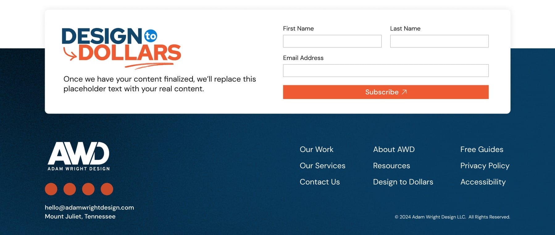 Understanding the anatomy of a website – Adam Wright Design
